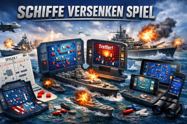 Schiffe Versenken Spiel – Regeln, Vorlagen & Online Spielen